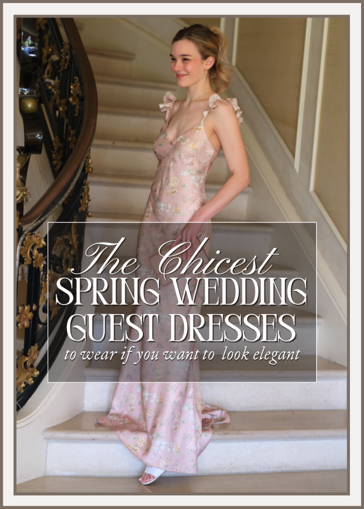 The Most Elegant Spring Wedding Guest Dresses (Chic, Timeless ...