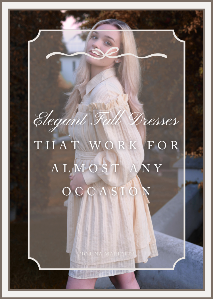 Elegant Fall Dresses for Any Occasion