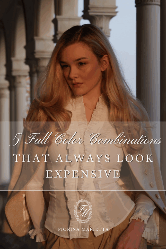 5 Fall Color Combinations that always look expensive