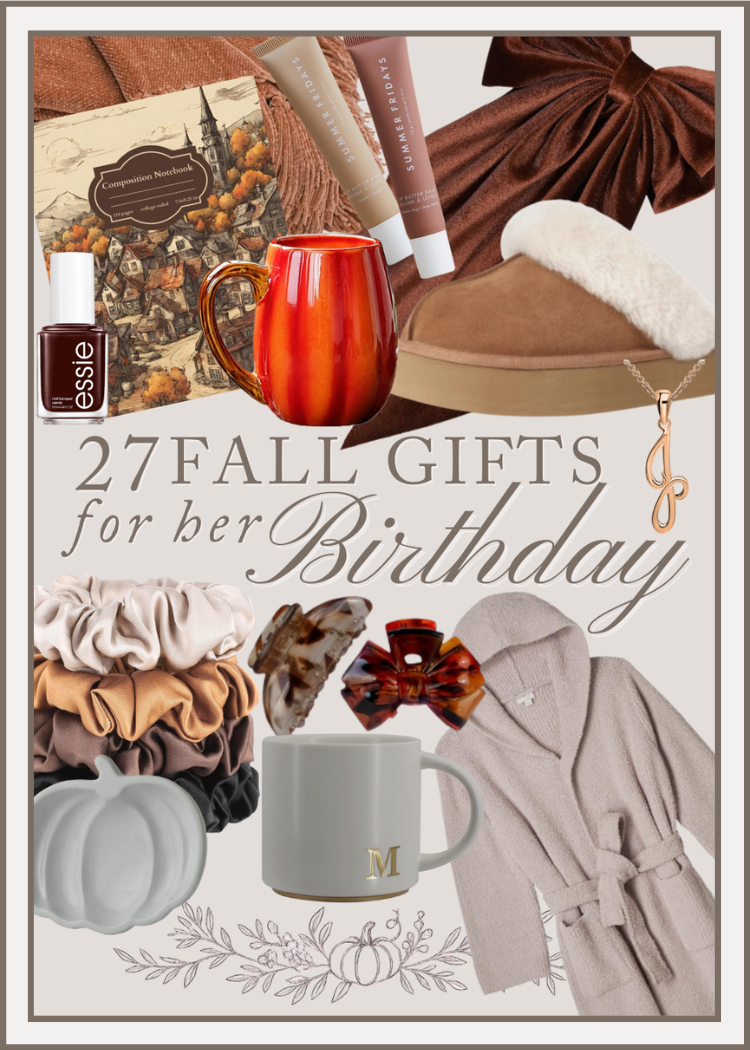 31 Chic Fall Birthday Gifts She’ll Absolutely Love